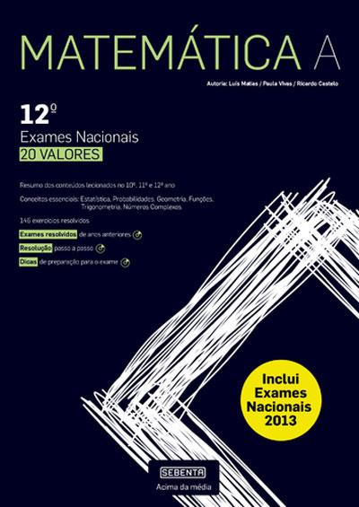 20 Valores - Matemática A 12º Ano - Brochado - Vários - Compra Livros ...