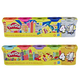Play-Doh Silver/Gold 5 Pack - Hasbro - Envio Aleatório - Plasticina ...