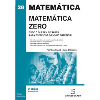 Matemática Zero 2ª Edição - Cartonado - Filipe Carvalho, Carvalho ...