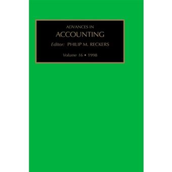 Advances in accounting - RECKERS, PHILIP M. J. - Compra Livros na Fnac.pt