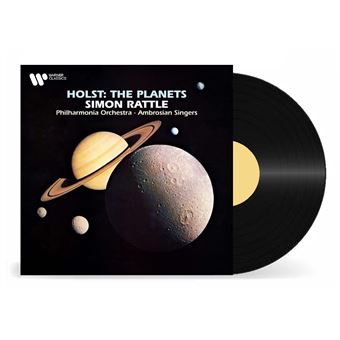 Holst: The Planets - LP 180g Vinil 12'' - Gustav Holst - Philarmonia Orchestra - Sir Simon ...