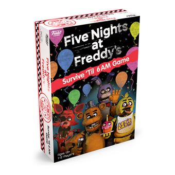 Jogo de Tabuleiro Five Nights At Freddy's: Survive Till 6AM Game ...