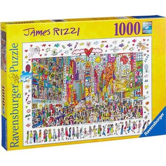 Puzzle James Rizzi Times Square Jigsaw (1000 peças) - 1000-2000 Peças ...