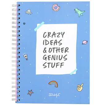 Caderno Quadriculado Mr. Wonderful - Crazy Ideas and Other Genius Stuff ...
