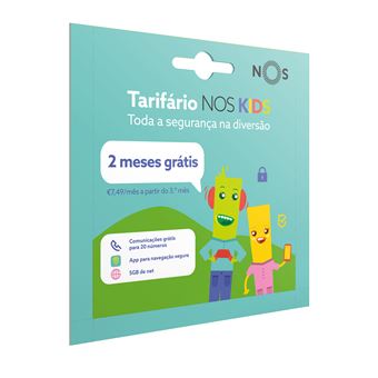 Cartão NOS Kids - Equipamento / Cartão Operador NOS - Compra na Fnac.pt