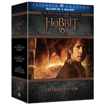Trilogia O Hobbit - Versão Alargada (Blu-ray 3D + 2D) - Peter Jackson - Martin Freeman/Ian ...