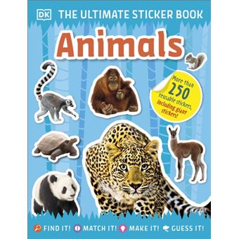 The Ultimate Sticker Book - Animals - Brochado - Dorling Kindersley ...