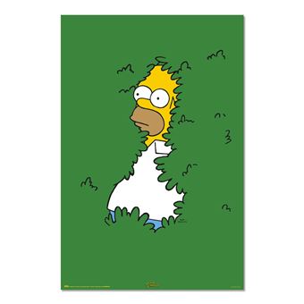 Póster The Simpsons: Homer Arbusto - Erik Editores - Objecto derivado ...