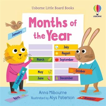 Little Board Books Months of the Year - Cartonado - Anna Milbourne ...