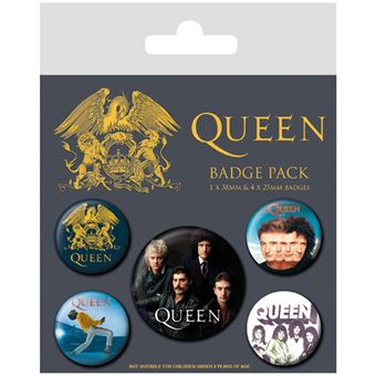 Pin Queen - Pack de 5 - Pyramid International - Objecto derivado ...