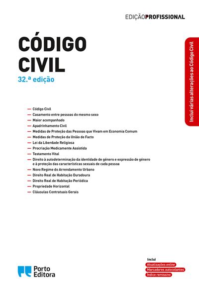 Código Civil 32ª Edição - Brochado - Vários - Compra Livros na Fnac.pt