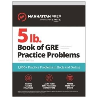 5 lb. book of gre practice problems - Manhattan Prep - Compra Livros ou ...