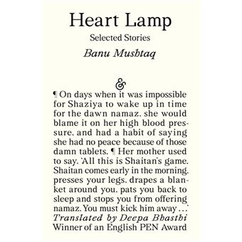 Heart Lamp - Selected Stories Winner International Booker Prize 2025 - Brochado - Banu Mushtaq ...