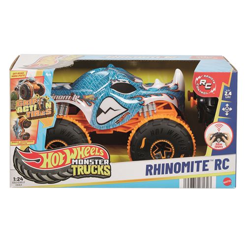 Veículo Hot Wheels Monster Trucks: Rhinomite RC 1:24 - Mattel - Outros ...