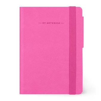 Caderno Liso Legami Pequeno com Elástico - Rosa - Caderno de Pequeno ...