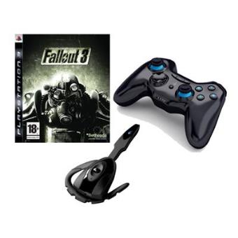 Pack PS3: Fallout 3 + Gioteck GC-2 Wireless Gamepad + Gioteck Auricular ...