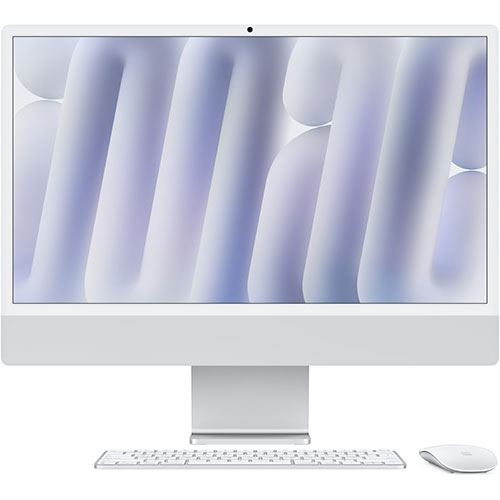 iMac | 24'' | 2024 | M4 | 16GB | 512SSD | GPU 10-core - Prateado ...