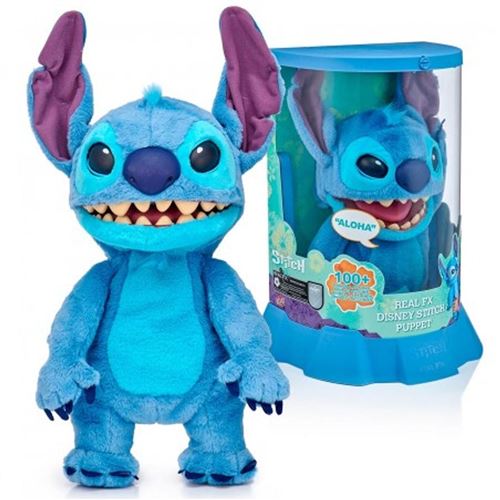 Peluche Interativo My Real Disney Stitch: Real FX - Famosa - Peluche ...