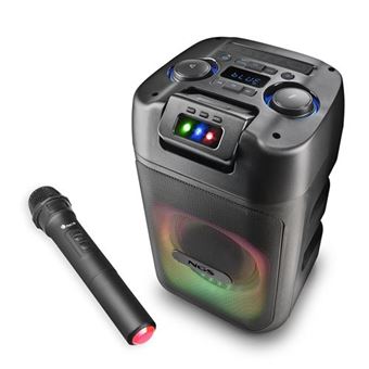 Coluna NGS Wildclub 80W + Microfone Wireless Singer Air - Outlet ...