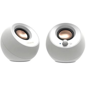 Colunas Bluetooth Creative Pebble V3 - Branco - Colunas Stereo - Compra ...