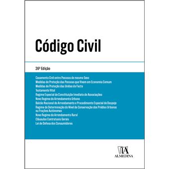 Código Civil 26ª Edição - Brochado - Edições Almedina - Compra Livros ...