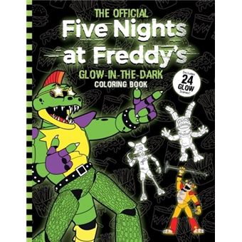 Five Nights at Freddy's Glow in the Dark Coloring Book - Brochado ...
