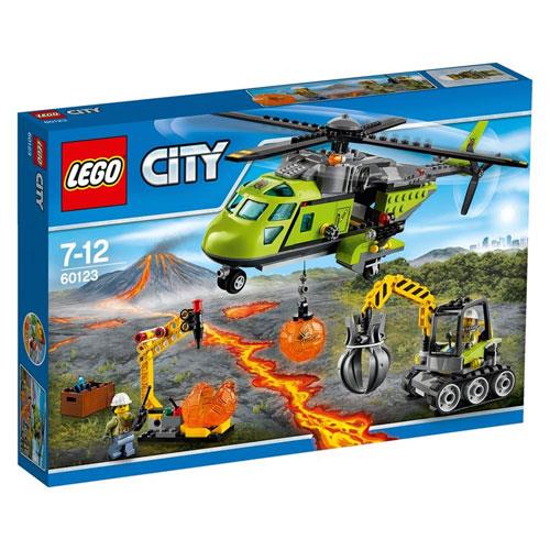 LEGO City Volcano Explorers 60123 Helicóptero de Abastecimento do ...