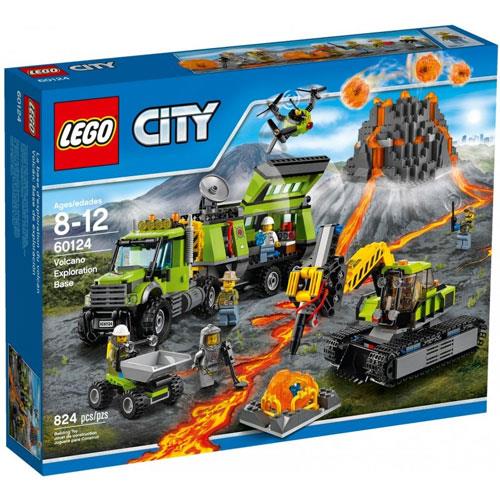LEGO City Volcano Explorers 60124 Base de Exploração do Vulcão - LEGO ...