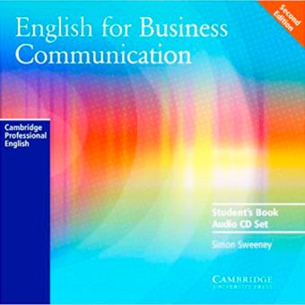 English for Business Communication - Audio CD Set - SWEENWY, SIMON ...