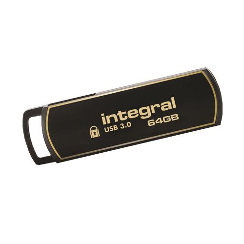 Integral Pen USB Secure Lock II 360 Encrypted USB 3.0 - 64GB - Pen USB ...