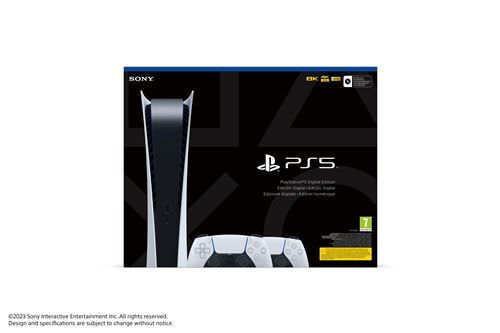 PS5 Digital + 2 Comandos sem Fios Dualsense - Consola - Compra na Fnac.pt