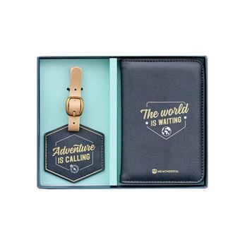 Set para Passaporte e Bagagem Mr. Wonderful - Pasta de conferências - porta-documentos - Compra ...
