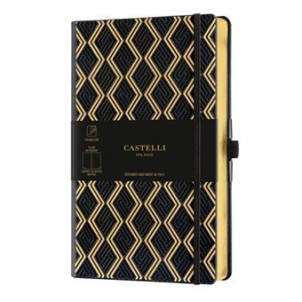 Caderno Liso Castelli A5 Greek Gold - Caderno de Pequeno Formato ...