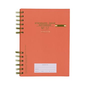 Caderno Pautado Designworks Ink A5 Standard Issue Notebook N12: Laranja ...