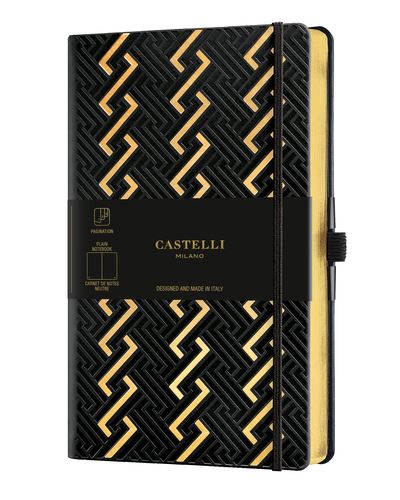 Caderno Liso Castelli A5 Roman Gold - Caderno de Pequeno Formato ...