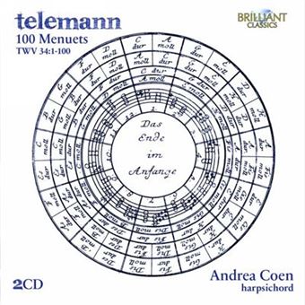 Telemann: 100 Menuets Twv 34:1-100 - 2CD - Andrea Coen - CD Álbum ...