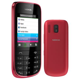 Nokia Asha 203 (Dark Red) - Telemóvel - Compra na Fnac.pt