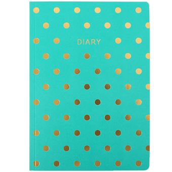 Agenda Semanal Escolar 2018-2019 Shimmer Teal Midi Polka A5 - Agenda ...