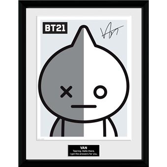 Framed Print BT21 VAN 45 X 34 CM - BTS - Objecto derivado - Compra ...