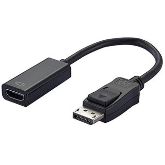 Cabo Adaptador Ewent Displayport/HDMI-A/Interlock 0.15M- Preto ...