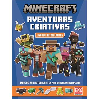 Minecraft Venturas Criativas - Livro de Autocolantes - Brochado ...