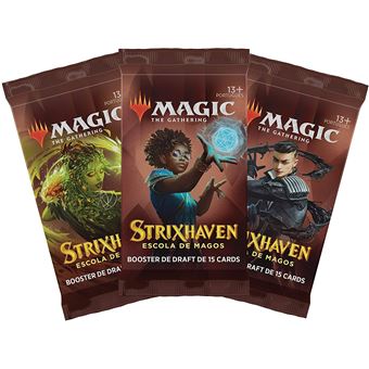 Magic the Gathering Strixhaven Draft Booster Blister (3) - Jogos de ...