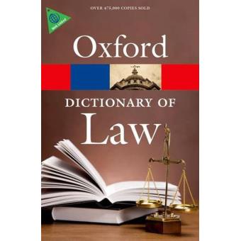 Oxford Dictionary of Law - Brochado - Elizabeth Martin, Vários - Compra ...