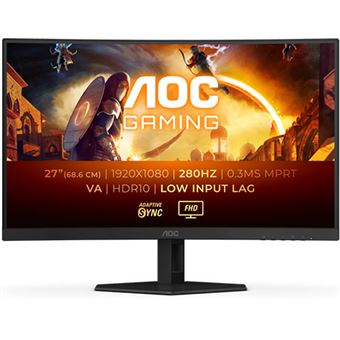 Monitor Gaming Curvo AOC C27G4ZXE | 27'' | 280 Hz | Full HD - Monitor ...