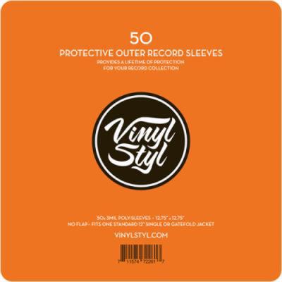 VINYL STYL - Vinyl Styl: 12" Vinyl Protective Outer Record Sleeves (x50 ...