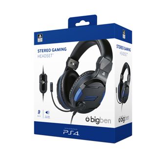 Auscultadores Bigben Interactive V3 PS4 Preto Azul Acessorios PS4 Compra na Fnac.pt