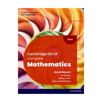 Cambridge Igcse Complete Mathematics Core - Student Book Sixth Edition - Brochado - Ian Bettison ...