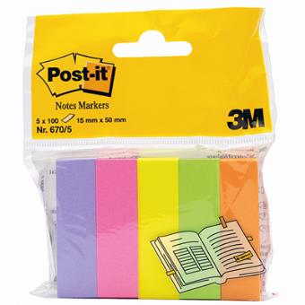 Pack 5 Post-It Coloridos - Notas Adesivas e Etiquetas - Compra Livros ...