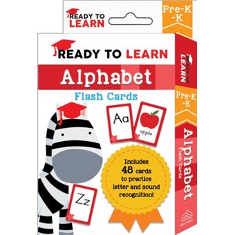 Ready to Learn PreKK Alphabet Flash Cards Includes 48 Cards to Practice ...