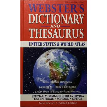 Webster's Dictionary and Thesaurus. United States & World Atlas ...